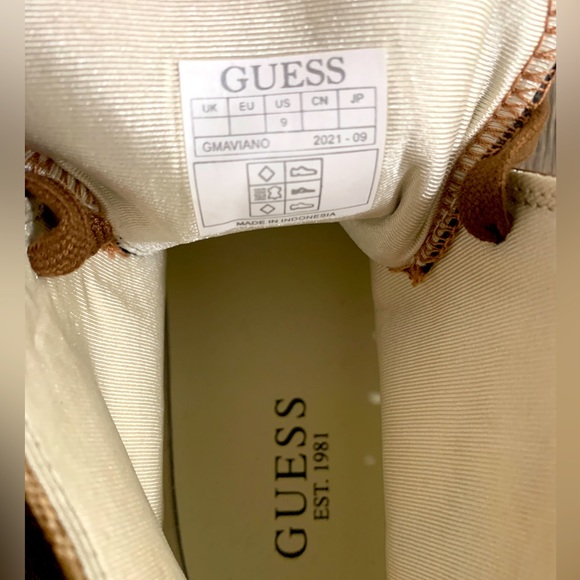 Guess | Shoes | Mens Guess Aviano Hightop Logo Sneakers Size 9 | Poshmark